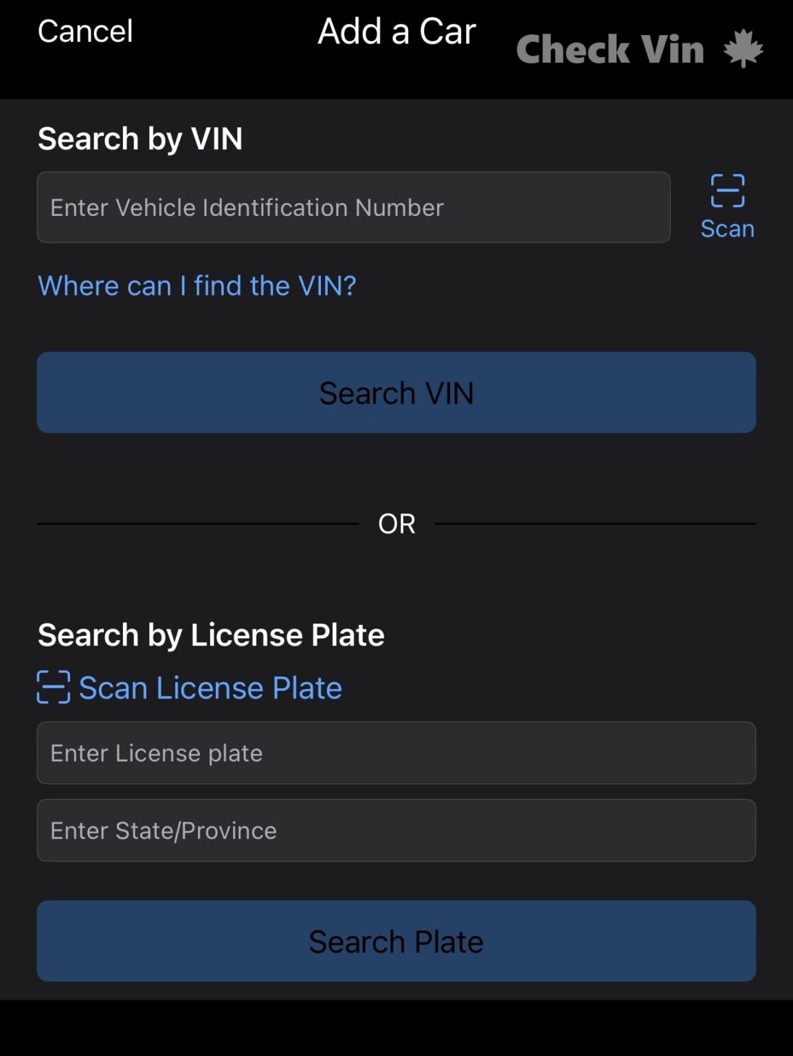 License Plate Check - Check Vin Canada